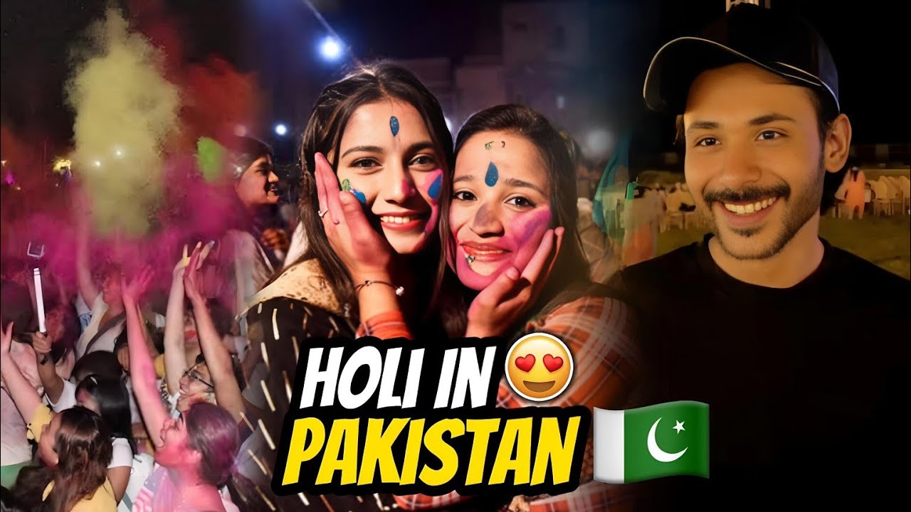 How Hindus Celebrate Holi in Pakistan? 😍 (Colorful Festival Vlog) - YouTube