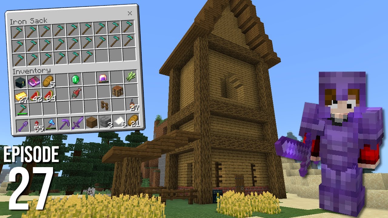 Neatherite, Hoes, and Outpost Island: Minecraft MCPE: Mythic SMP EP27 ...