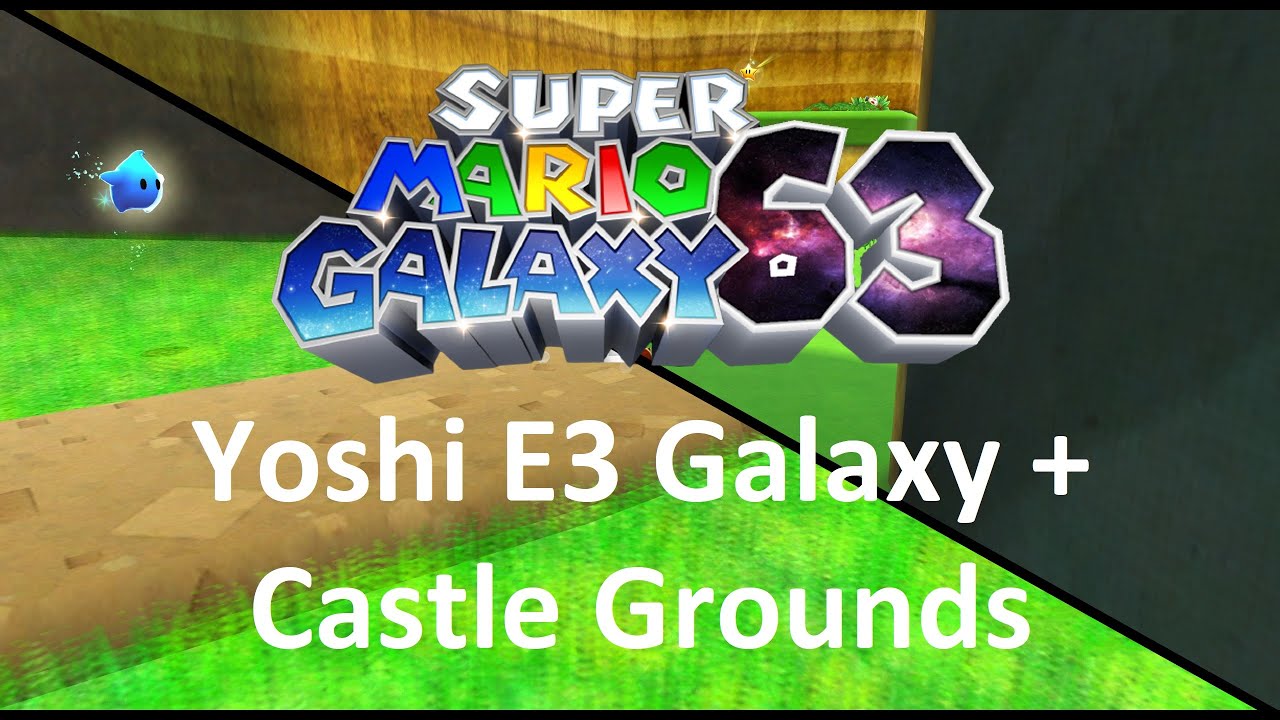 Super Mario Galaxy 63 [Demo] | Yoshi E3 Galaxy + Castle Grounds | 100% ...