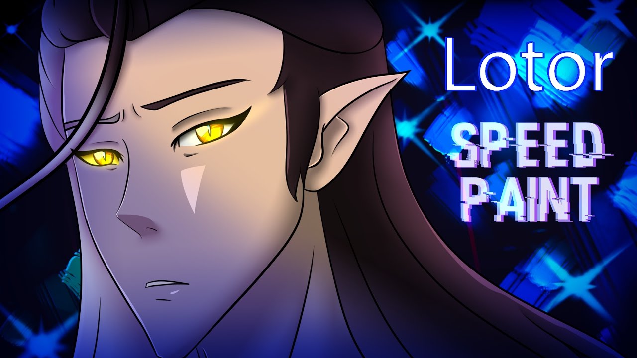 Lotor from Voltron [SpeedPaint] - YouTube