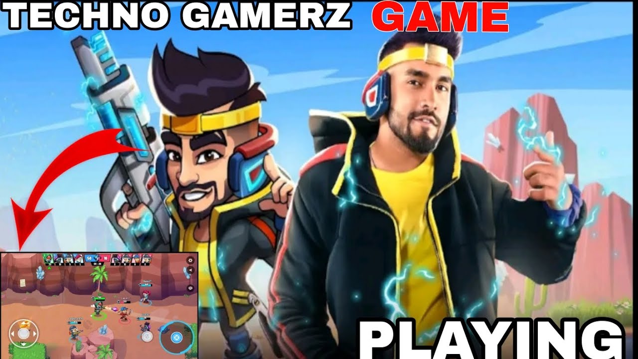 PLAYING TECHNO GAMERZ FIRST GAME 🎮 | BATTLE STARS | ANDSIO GAMERZ - YouTube