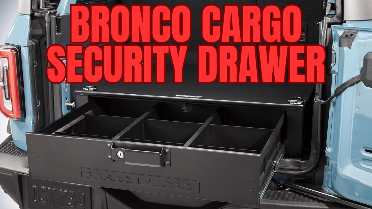 Bronco Rear Cargo Security Drawer - YouTube