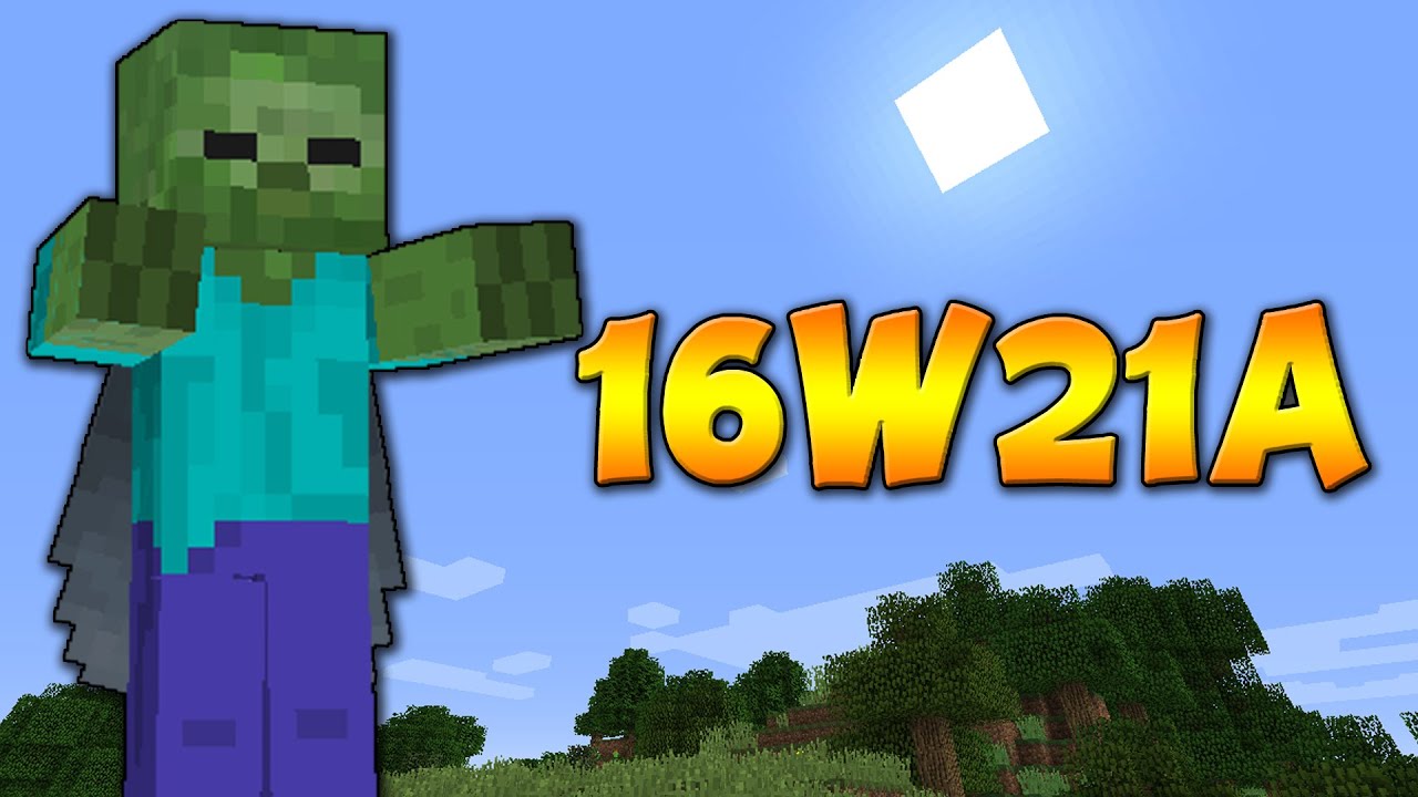 Minecraft: Snapshot 16w21a - Flying Mobs! (1.10 Snapshot) - YouTube