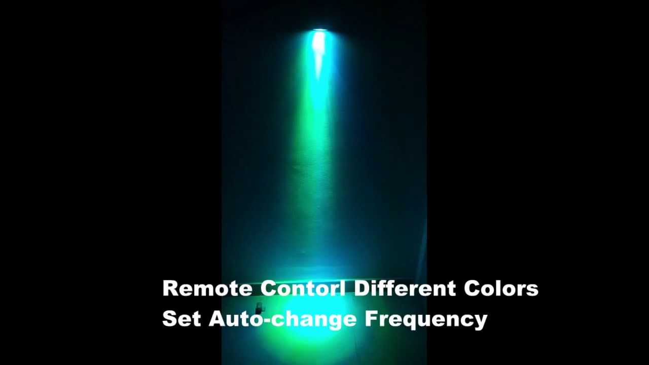 OBOstore - Color Remote Control RGB LED Light Bulb Demo - YouTube