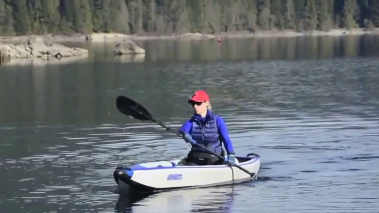 Amazing 1 Person Inflatable Kayak - 393rl RazorLite - YouTube