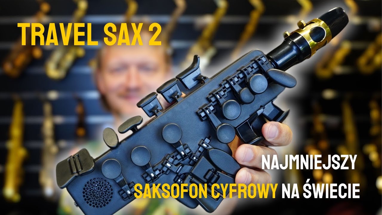 Travel Sax 2 - najmniejszy saksofon cyfrowy - YouTube