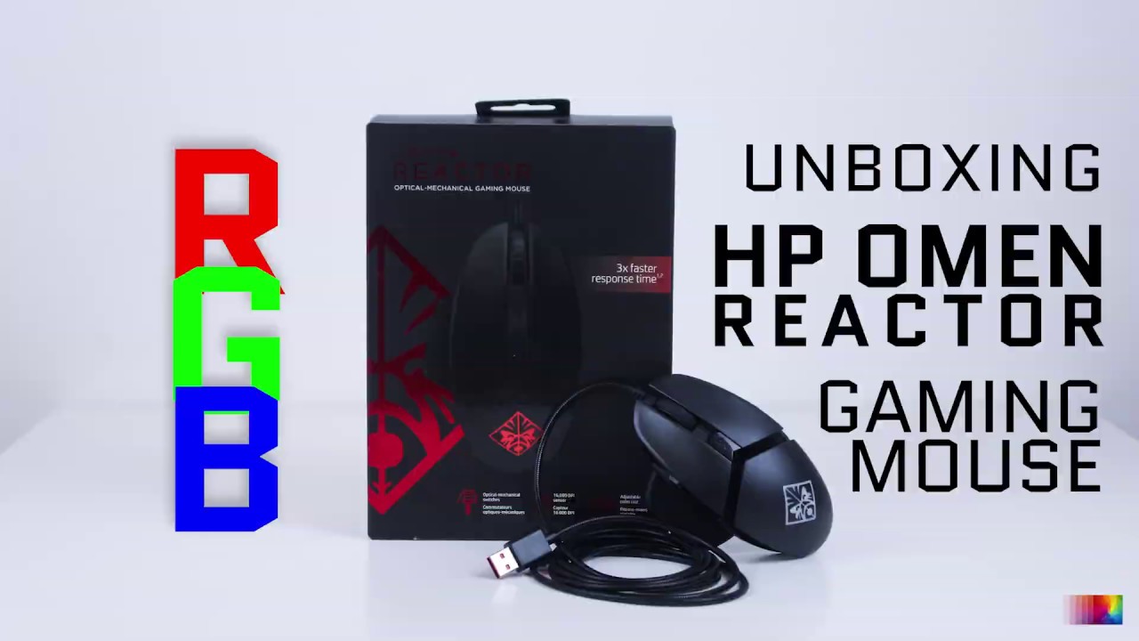 Unboxing HP Omen Reactor RGB Gaming Mouse in Stop Motion - YouTube
