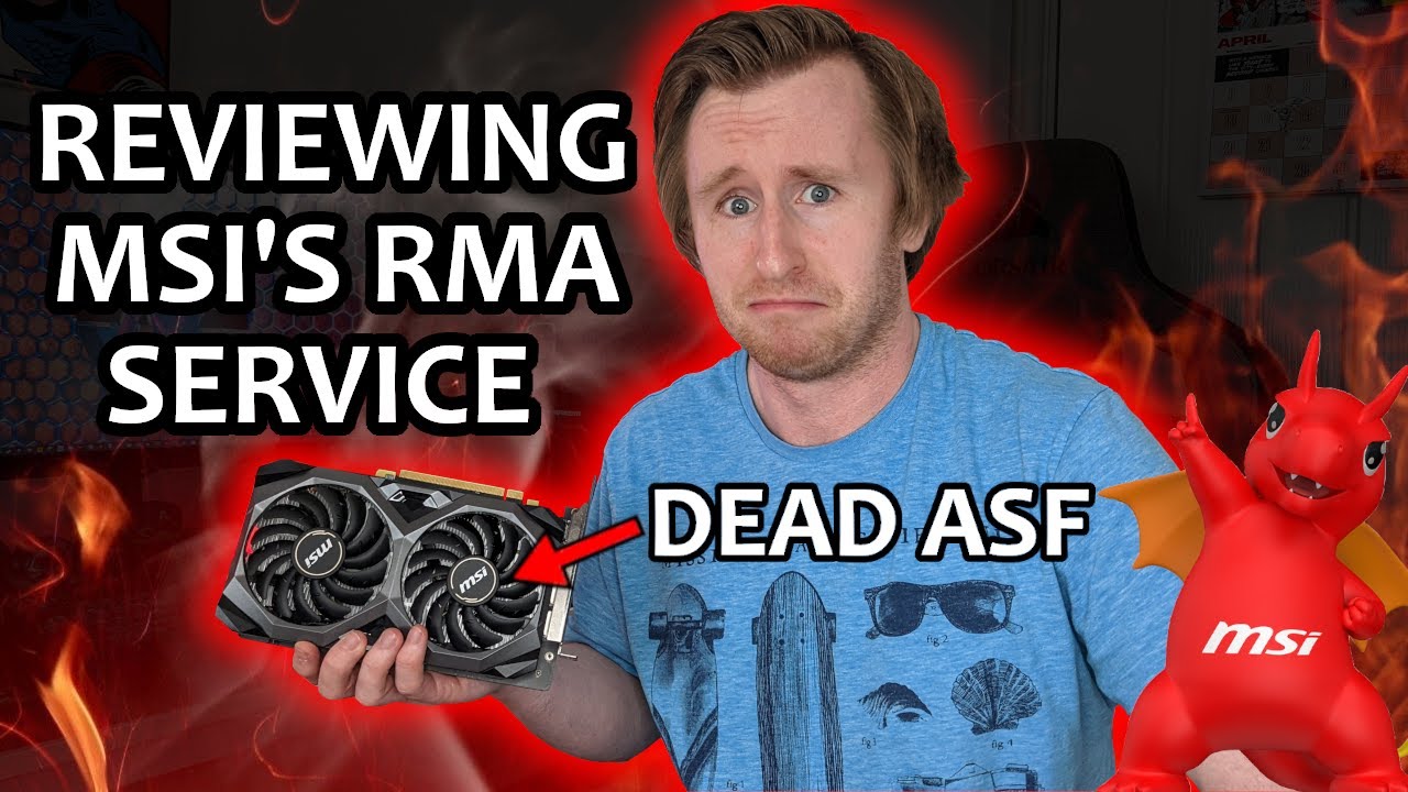 My Friend's RX 5500 XT Died! Reviewing MSI's RMA Service - YouTube