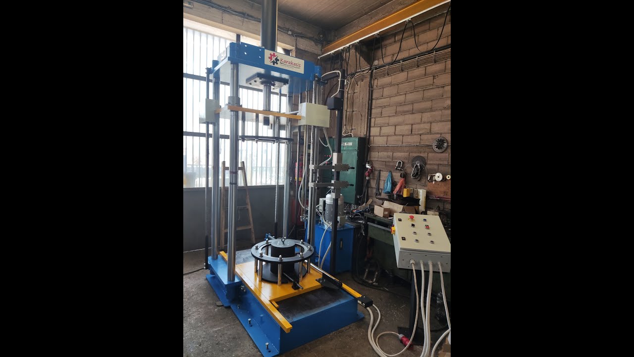 Inner – Outer Cylinder Solar Water Heater Joining Hydraulic Press - YouTube