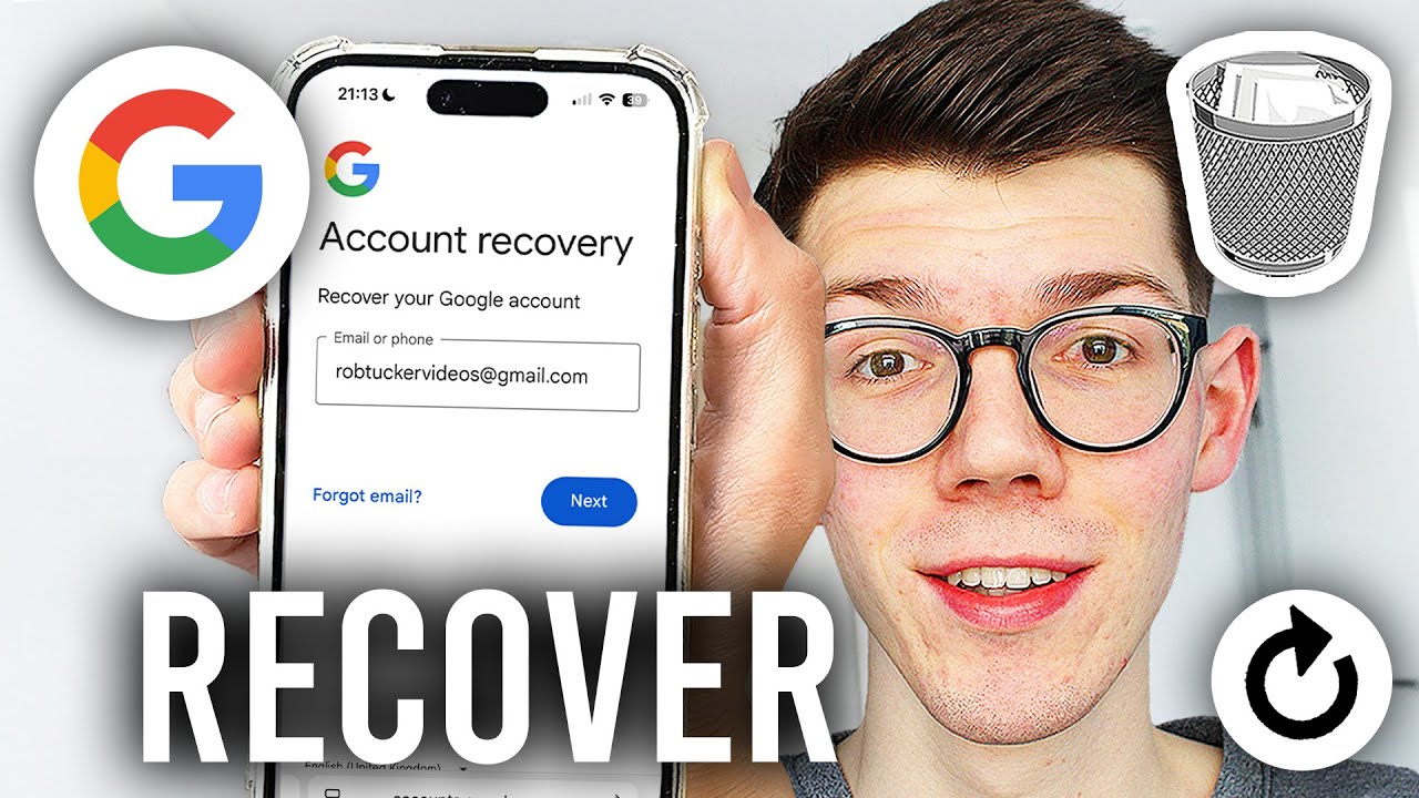 How To Recover Deleted Google Account - Step By Step - YouTube