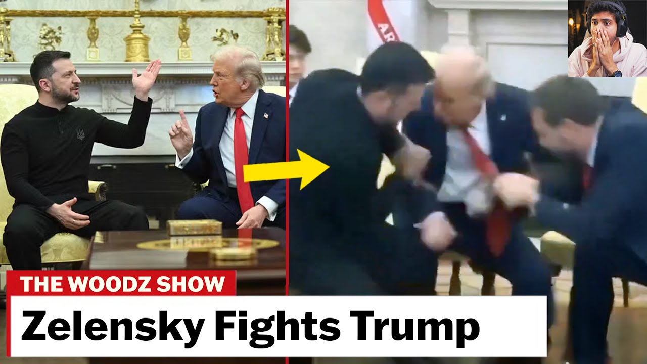 Trump Fist Fight Zelensky in Meeting 😂... (AI Memes) - YouTube Music