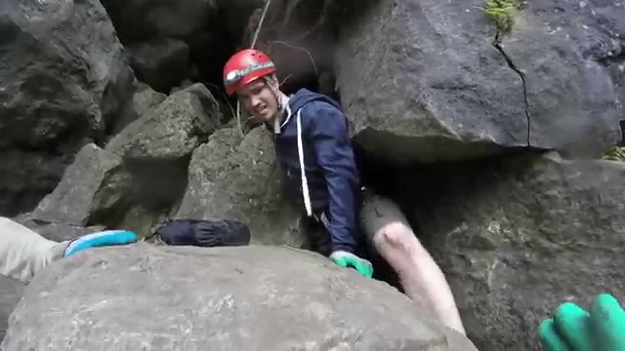 Caving @ Metcalfe Rock - YouTube