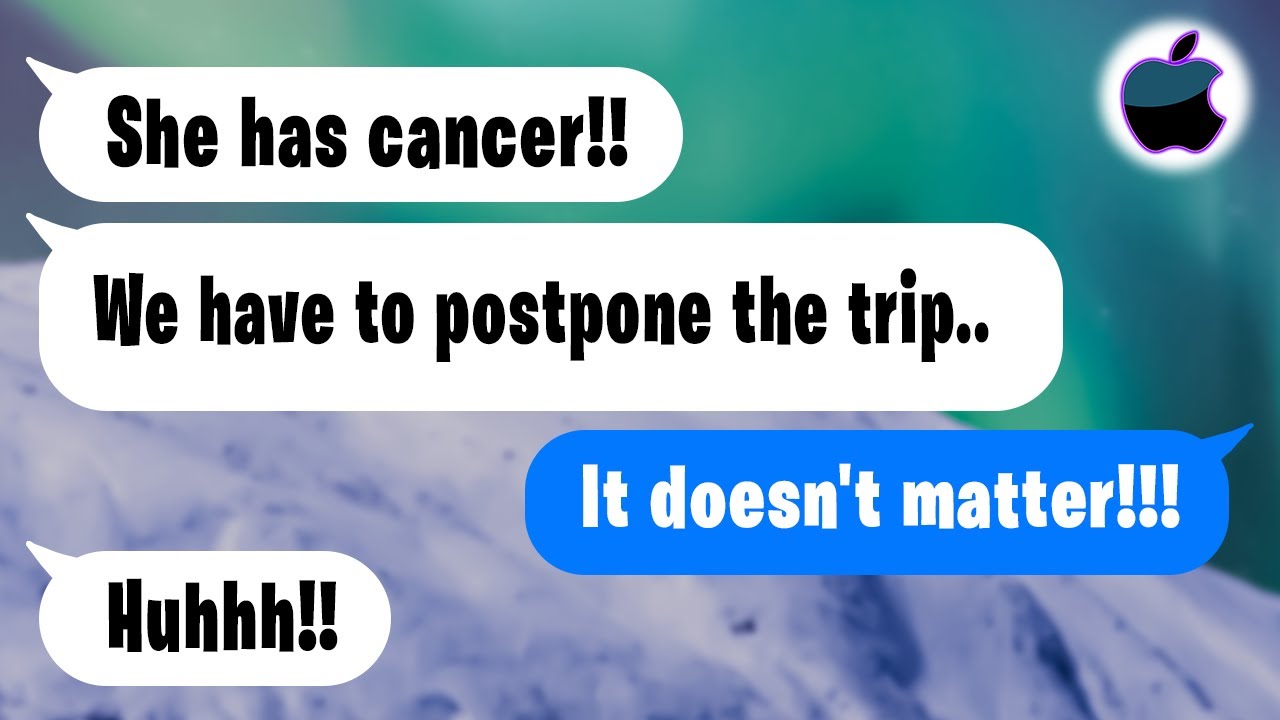 Apple texts | She has cancer!! | real story - YouTube