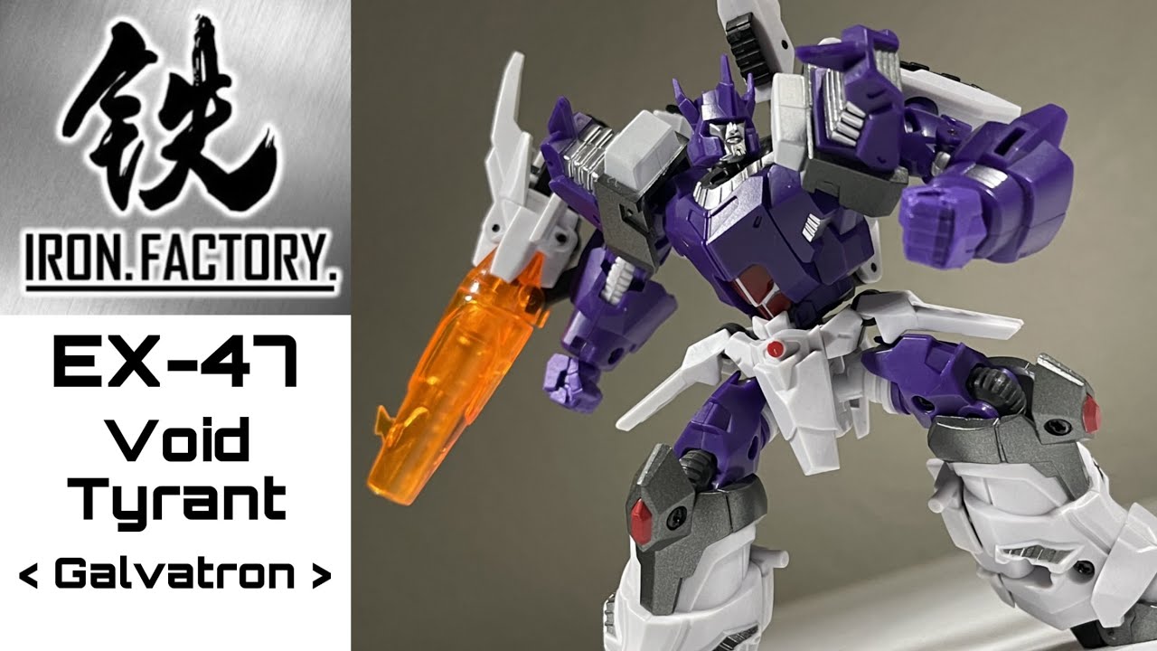 Iron Factory EX-47 Void Tyrant (Galvatron) Review - YouTube