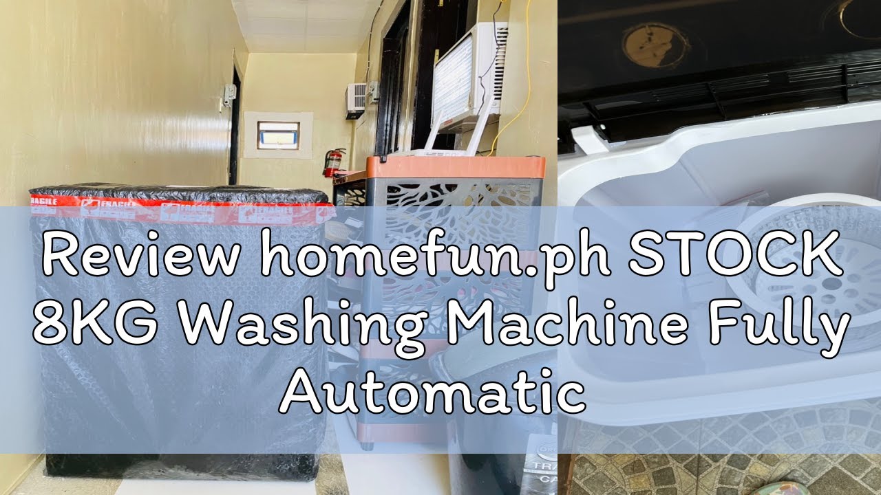 Review homefun.ph STOCK 8KG Washing Machine Fully Automatic MINI ...
