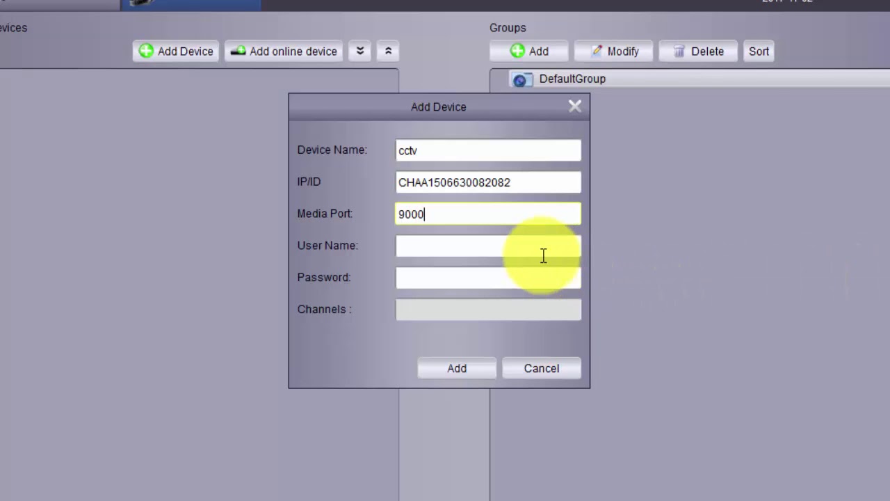 การตั้งค่าโปรแกรม Surveillance_client EP.2 ขั้นตอน Add เครื่องบันทึกลง ...
