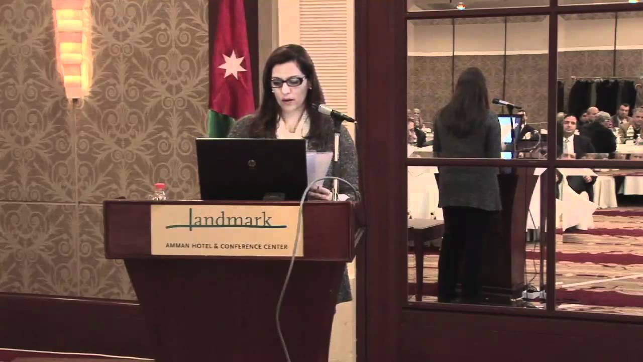 Princess Basma bint Ali speaking at the Royal Botanic Garden's 1st ...