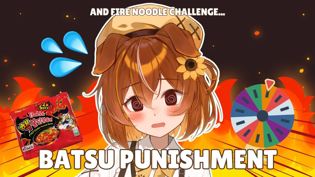 CERTIFIED SWEATING AND LOSING IT!!!【BATSU WHEEL + FIRE NOODLE CHALLENGE ...