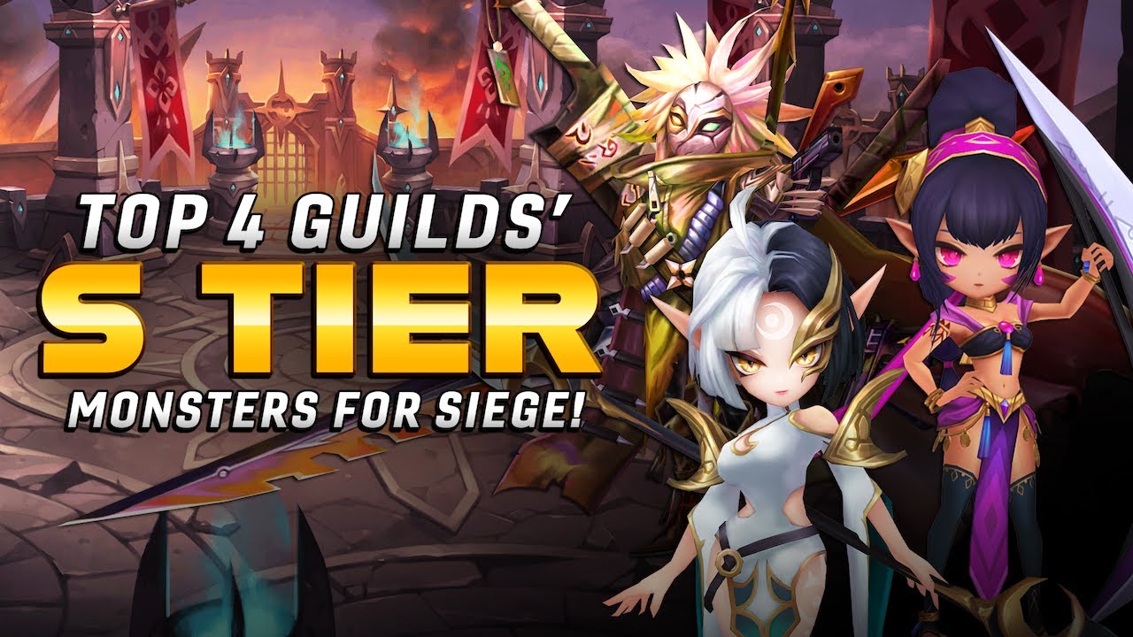 The Top 4 Guilds' S Tier Monsters for Siege! - Guild Siege Season 9 ...