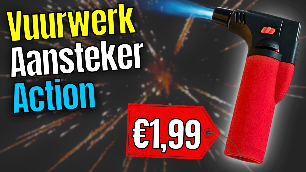 Deze vuurwerk aansteker kost maar €1,99 bij de Action | Review - YouTube