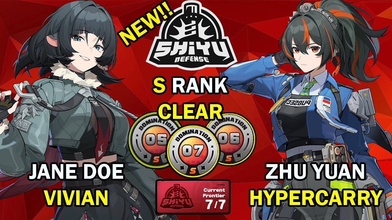 Vivian x Jane Doe & Zhu Yuan Teams! | NEW Shiyu Defense 5-6-7 S Clear ...