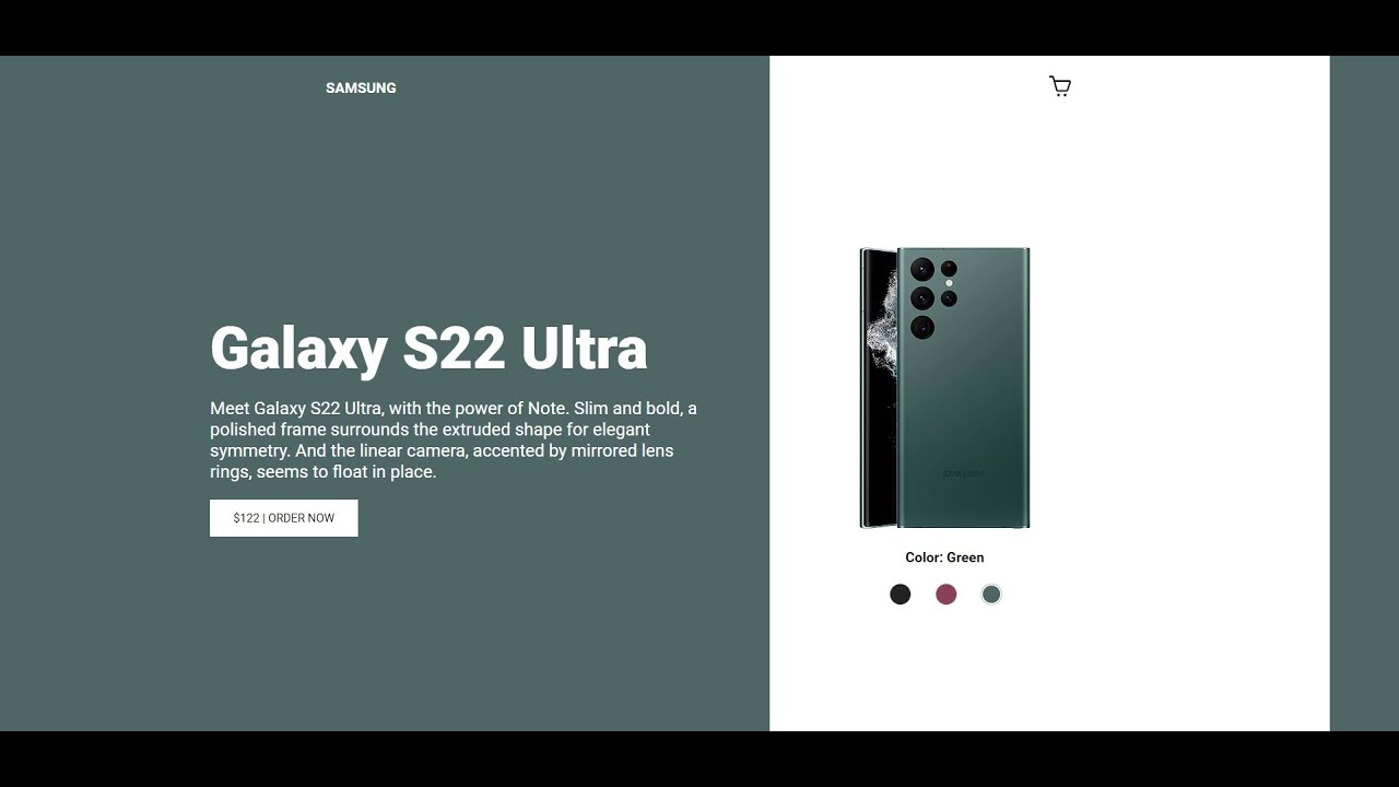 Create a Product Landing Page using Javascript GSAP Animation | Bangla ...