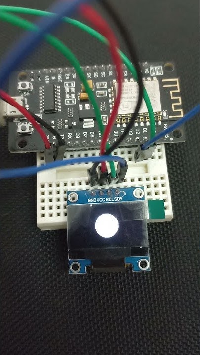 (Demo) OLED Display Interfacing with ESP8266 NodeMCU Display Text Draw shapes and Images - YouTube
