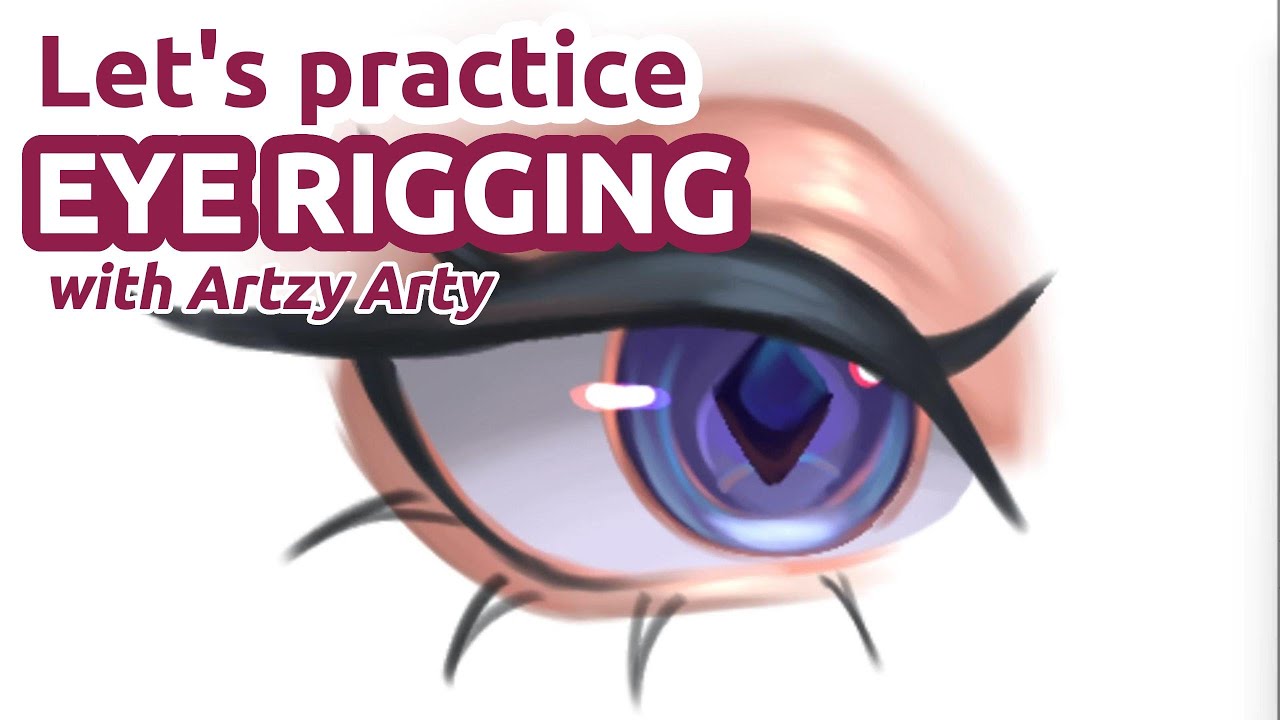 Let's Practice EYE RIGGING in Live2D Cubism - YouTube