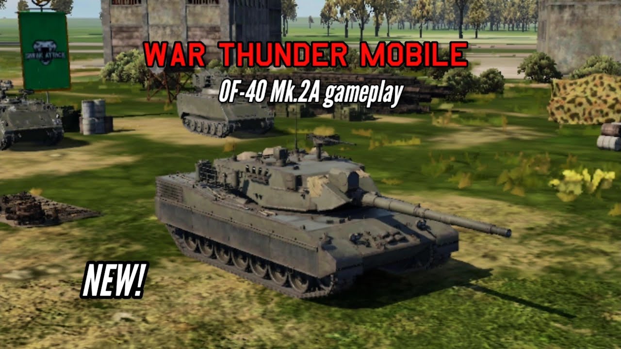 NEW! OF-40 Mk.2A gameplay - War Thunder Mobile - YouTube