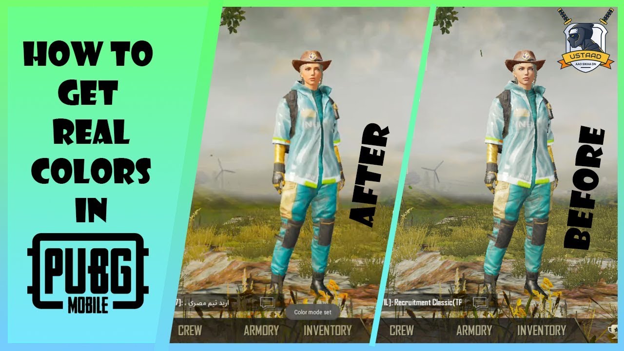 HOW TO GET REAL COLORS IN PUBG MOBILE | PHOENIX OS - YouTube