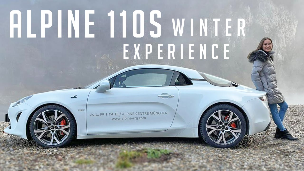 Winter Ride with the Alpine A110S - YouTube