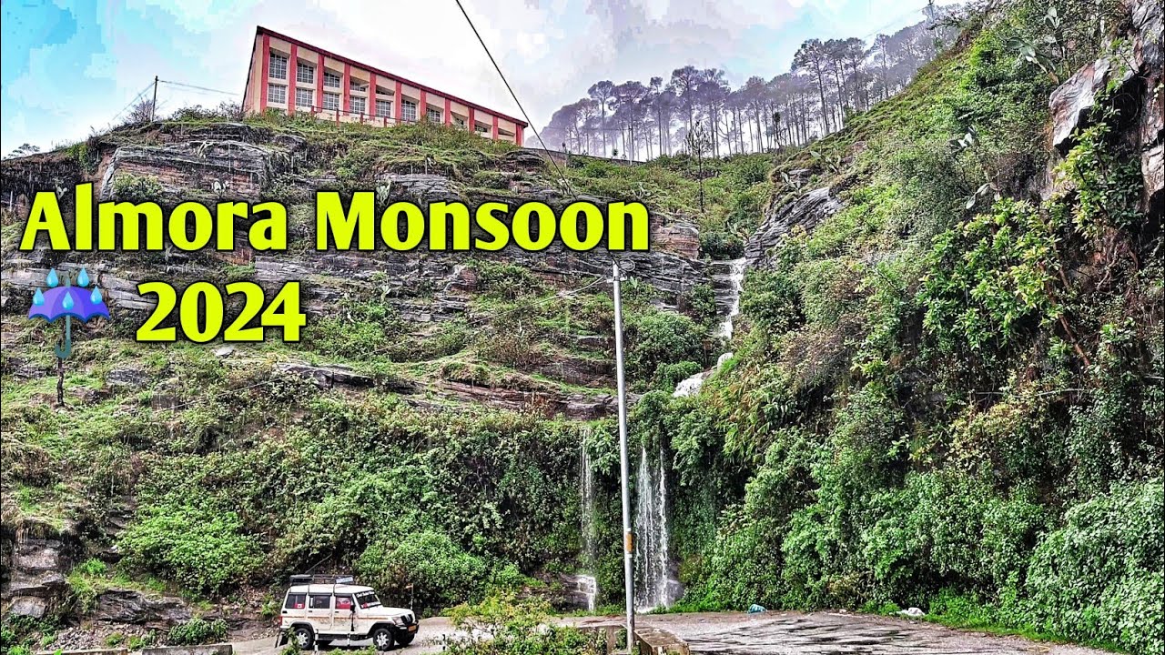 Almora Monsoon Trip ☔ 2024 | अल्मोड़ा मूसलाधार बारिश 2024 | Almora ...