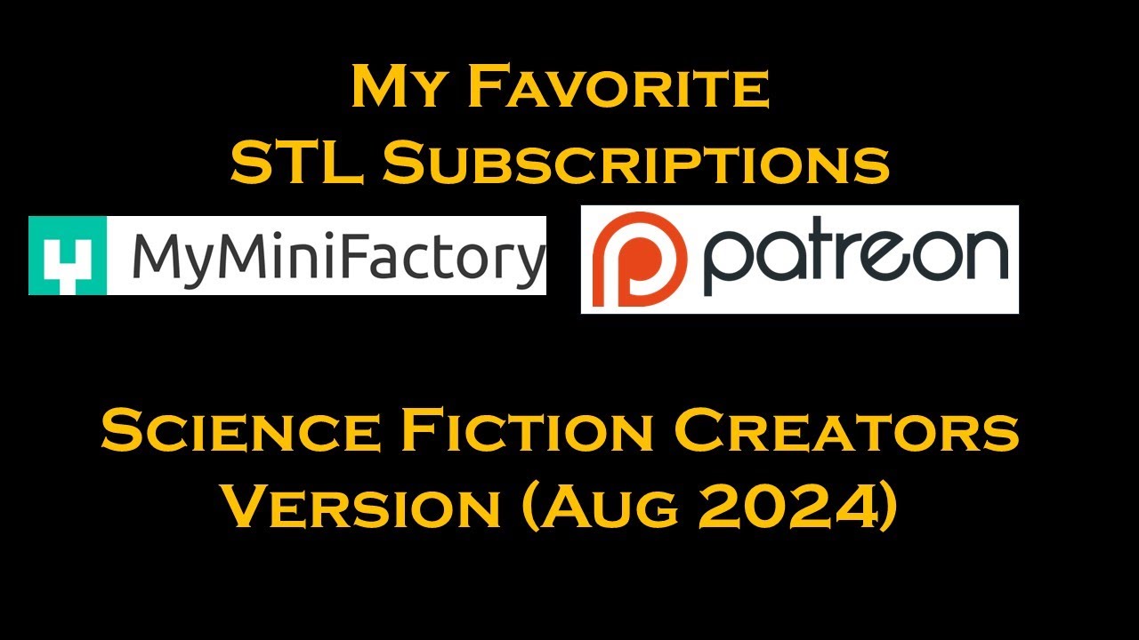 My Favorite SF STL Subscriptions -What are Yours? - YouTube