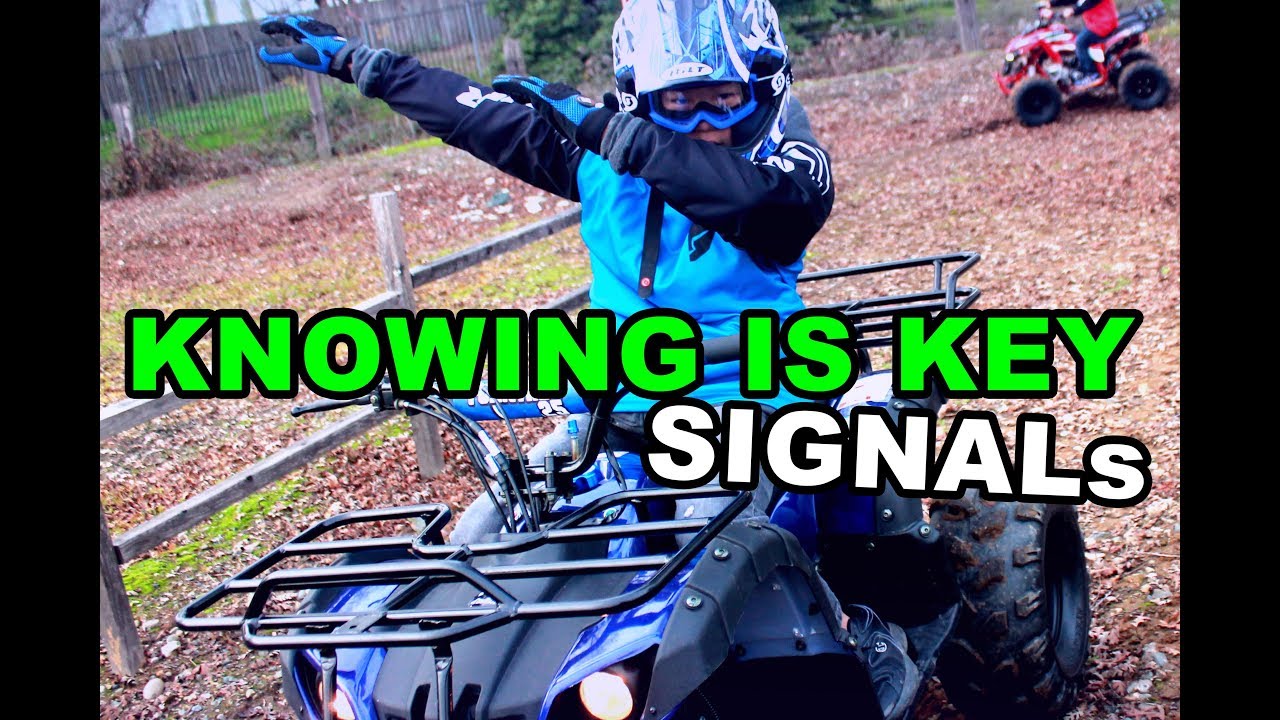 ATV TIPS - Signals for kids - YouTube