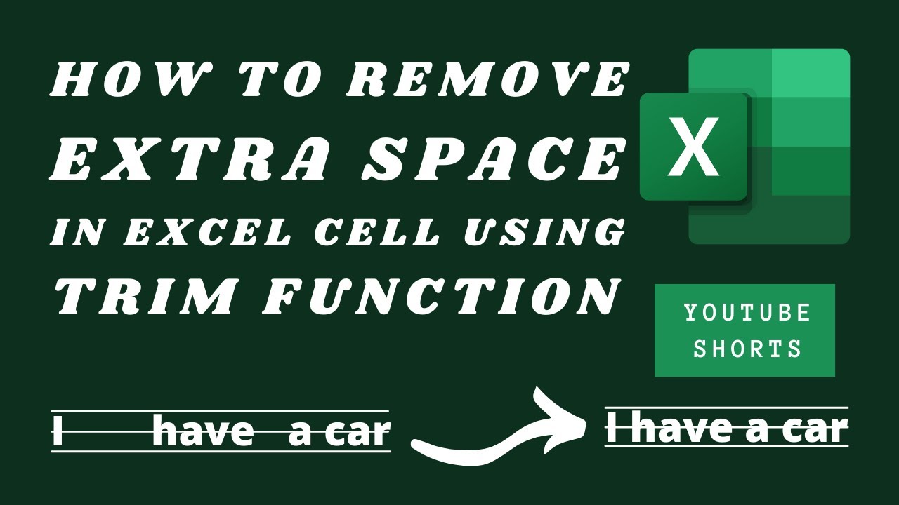 How To Remove Extra Space In Excel Cell Using Trim Function How To how-to-remove-extra-space-in-excel-cell-using-trim-function-how-to