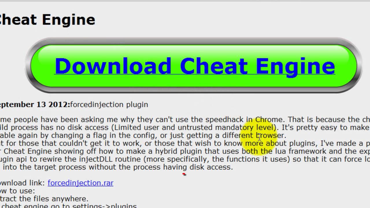 איך להוריד HD Cheat Engine - YouTube