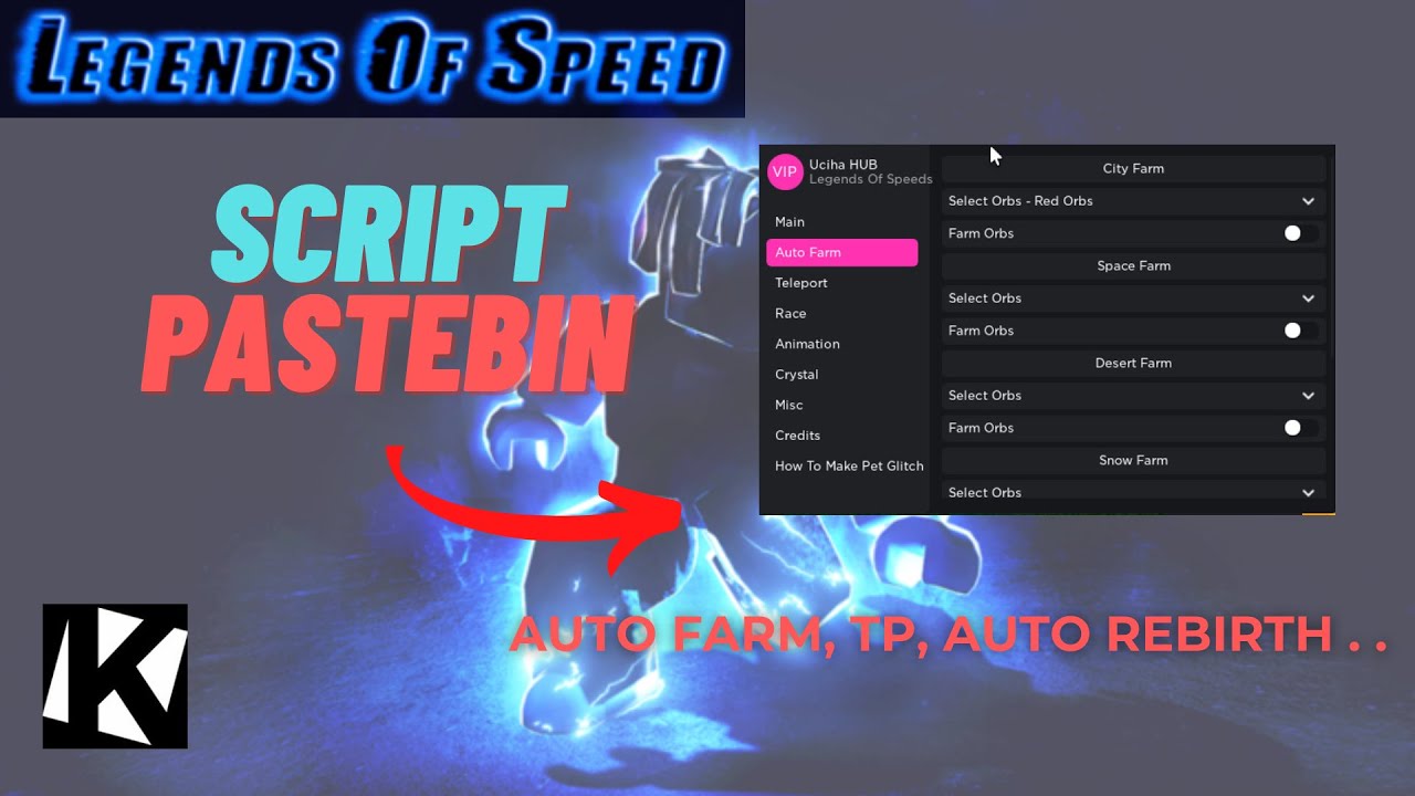 Roblox | Legends Of Speed ⚡ SCRIPT Pastebin : AUTO FARM, TP, AUTO ...