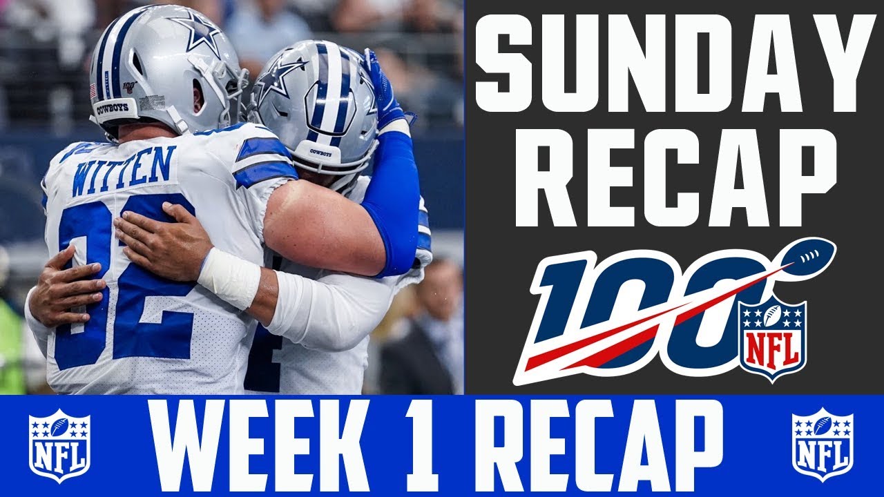 NFL Week 1 RECAP 2019 (NFL Week 1 Breakdown) - YouTube