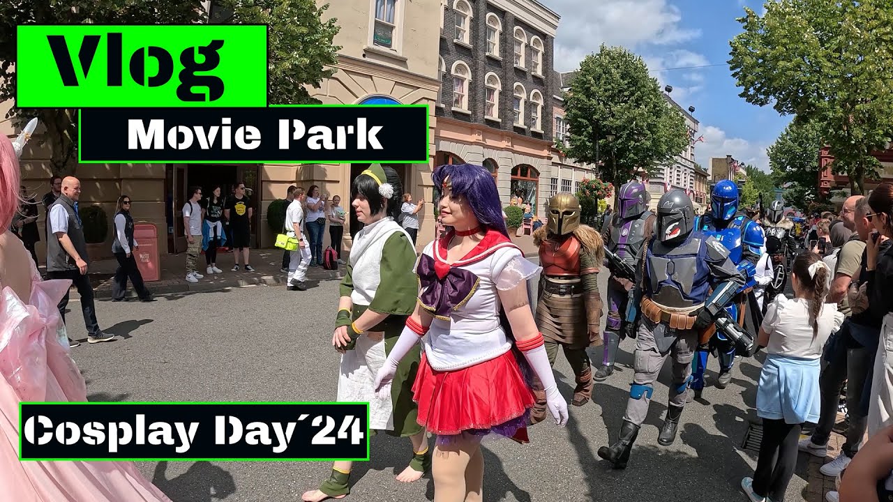 Vlog #002 | Movie Park Germany [Cosplay Day] | Juni 2024 | 4K - YouTube