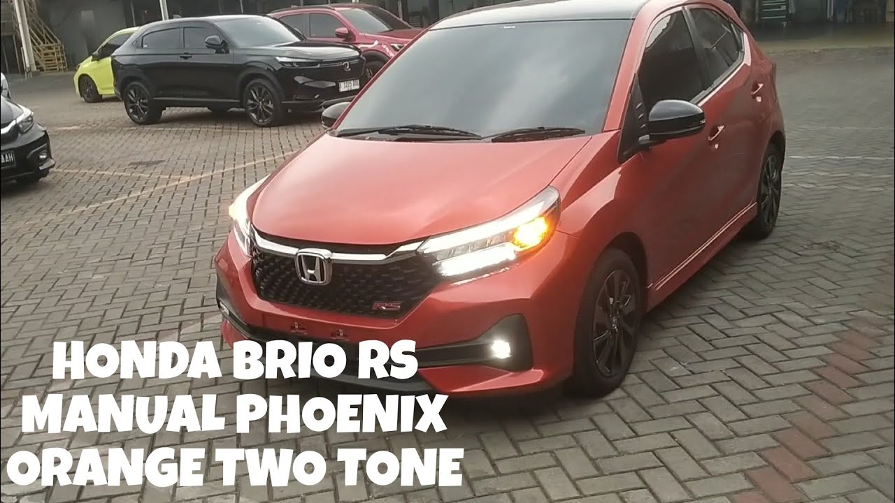 QUICK REVIEW HONDA BRIO RS MANUAL PHOENIX ORANGE TWO TONE - YouTube