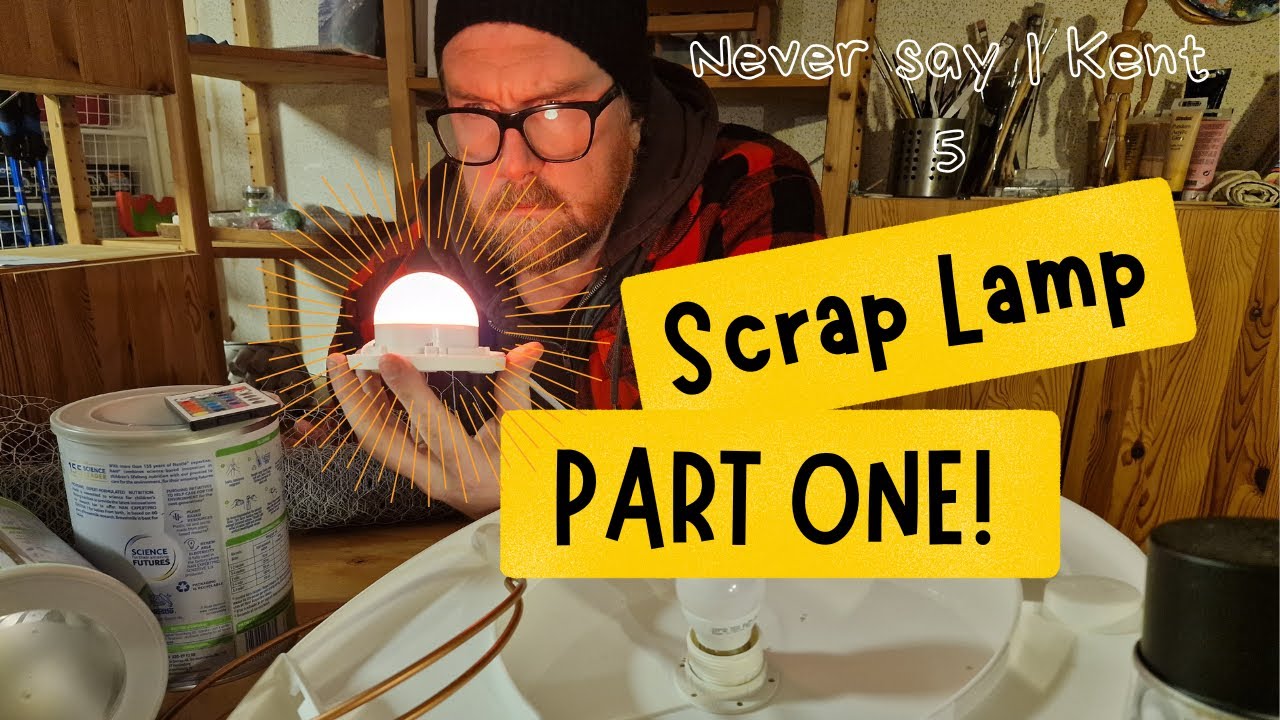 I build a lamp out of junk and spare parts. Part 1 - YouTube
