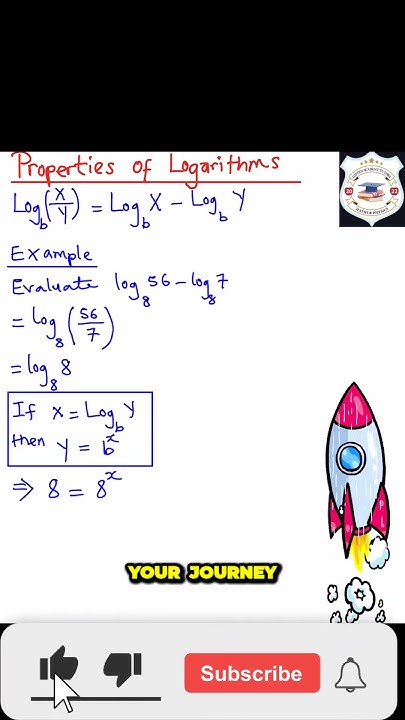 Logarithm Properties - The Quotient Property | Gifted Academy Tutors ...