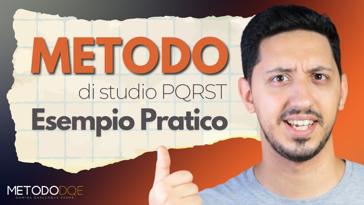 Metodo di Studio Semplice e Pronto all'Uso: PQRST (Esempio Pratico) - YouTube