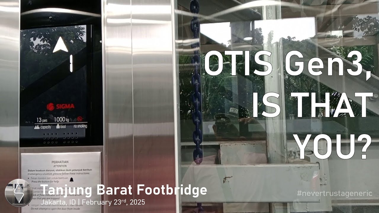 OTIS GEN3 IN DISGUISE? | Brand New Sigma MRL Scenic Elevator - Tanjung ...
