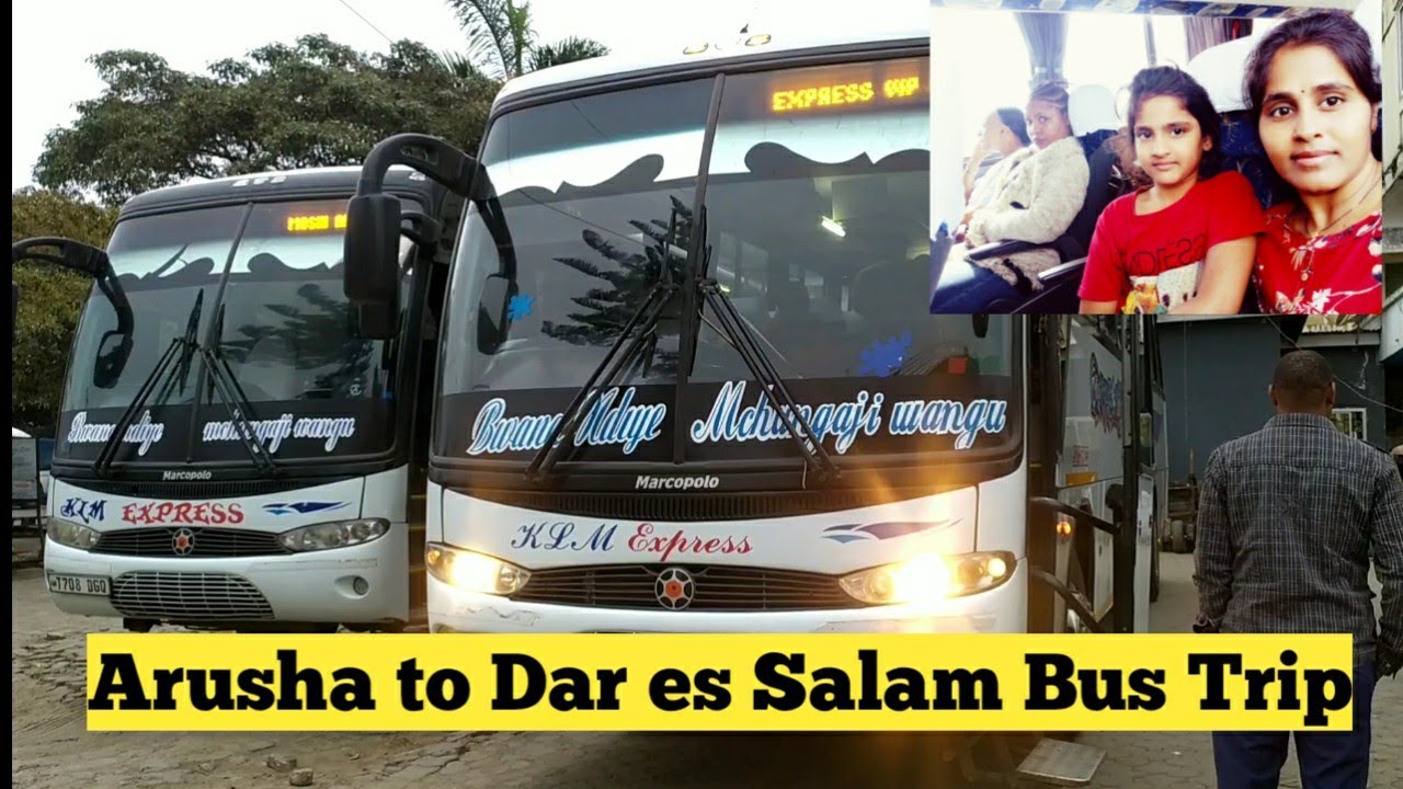 Arusha to Dar es Salam bus trip||Africa Telugu vlogs||#vlogs - YouTube