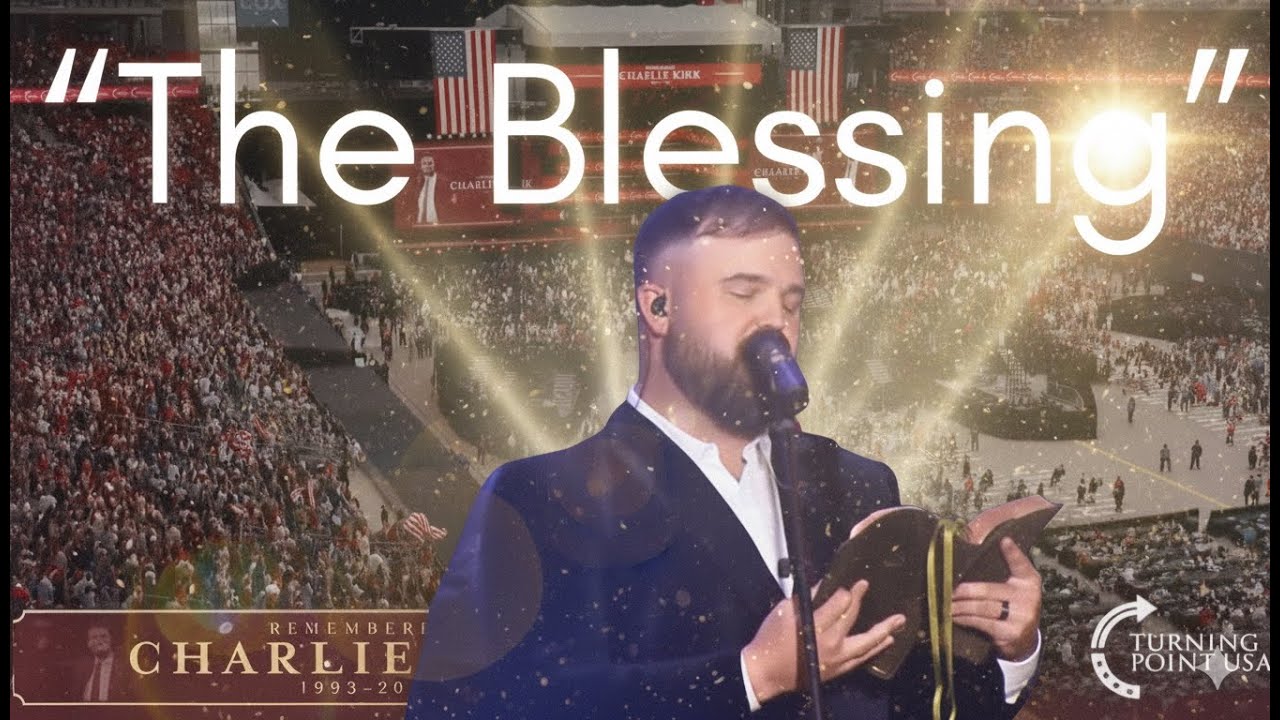 “The Blessing” Charlie Kirk’s Memorial | Kari Jobe, Cody Carnes ...