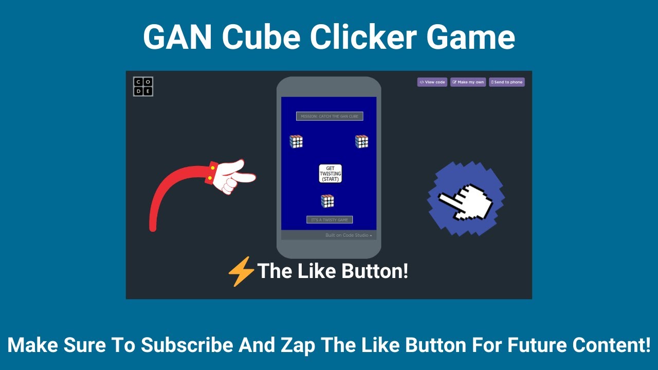 GAN Cube Clicker Game (Available Link To My Game) - In The Description ...