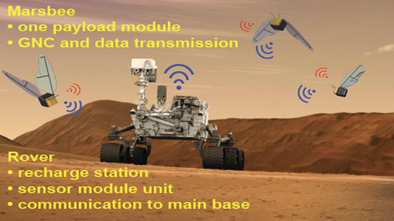 NASA looks into robot bee swarm for Mars exploration - YouTube