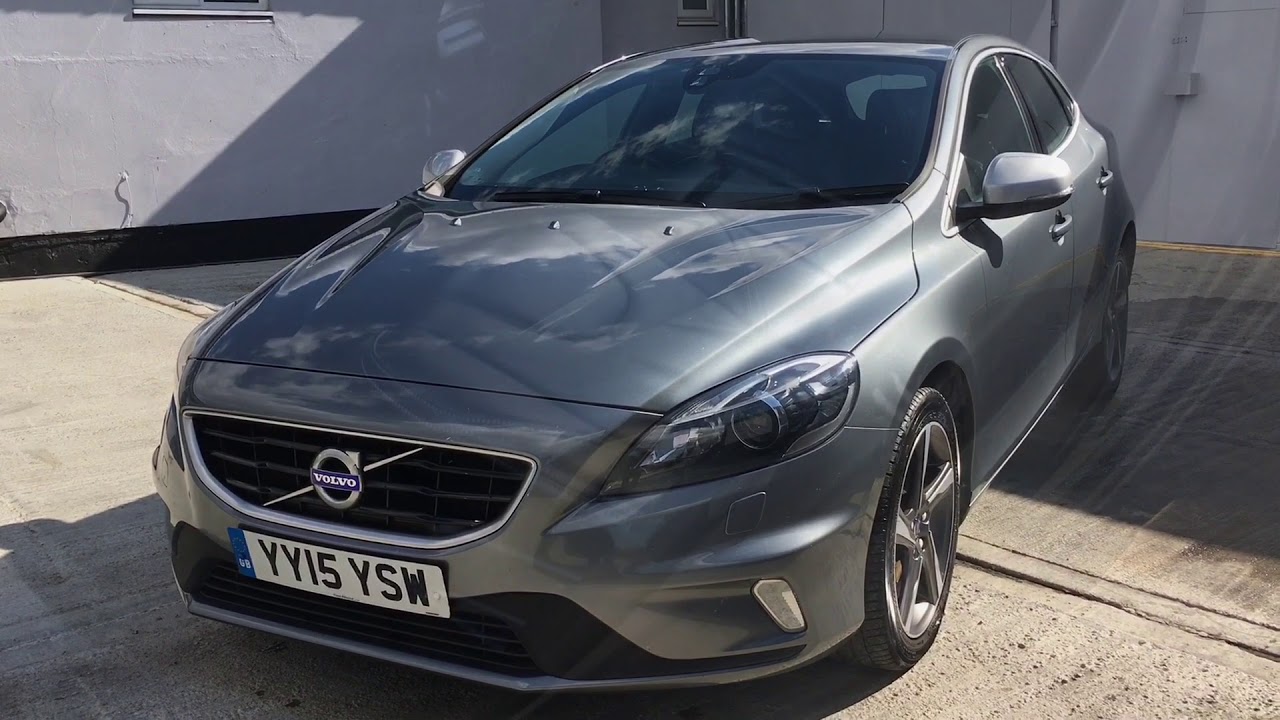 2015/15 Volvo V40 2.0D4 R-Design Lux Nav finished in Electric Grey ...