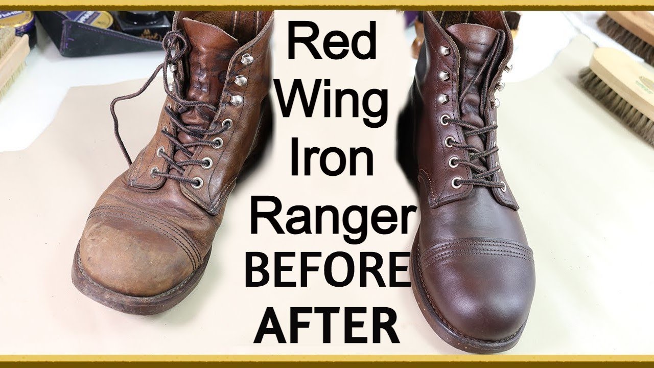 [ASMR] Clean & Restore 'RED WING' 811' | Red Wing Iron Ranger | Red ...